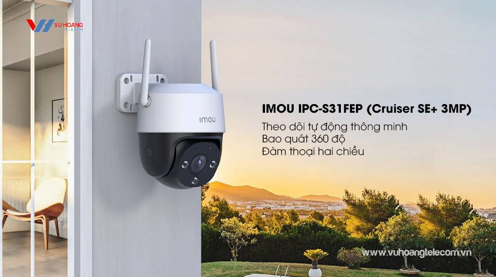Camera Wifi Full Color IMOU IPC-S31FEP (Cruiser SE+ 3MP) - Dana Smart